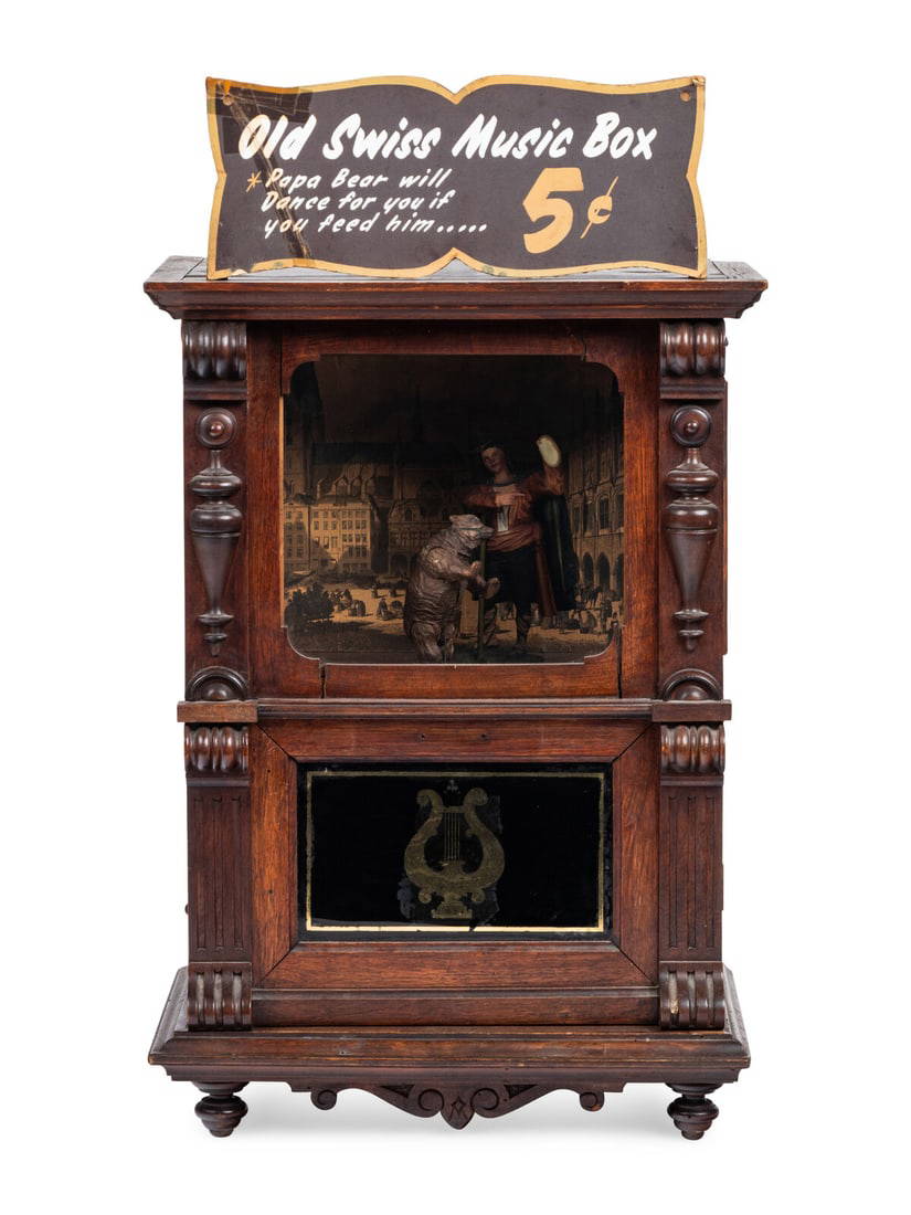 A Swiss Automaton "station" Music Box Auction