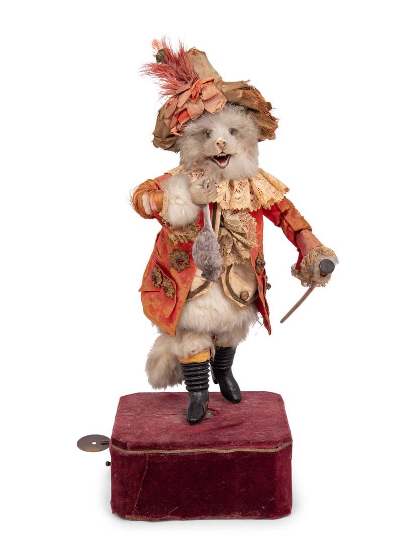 A Waltzing Cat Automaton By Roullet And Decamps Auction