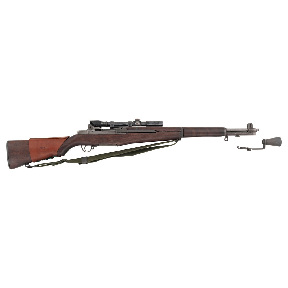 **springfield Armory M1c Garand Sniper Rifle Rebuilt 1953 With M82 ...