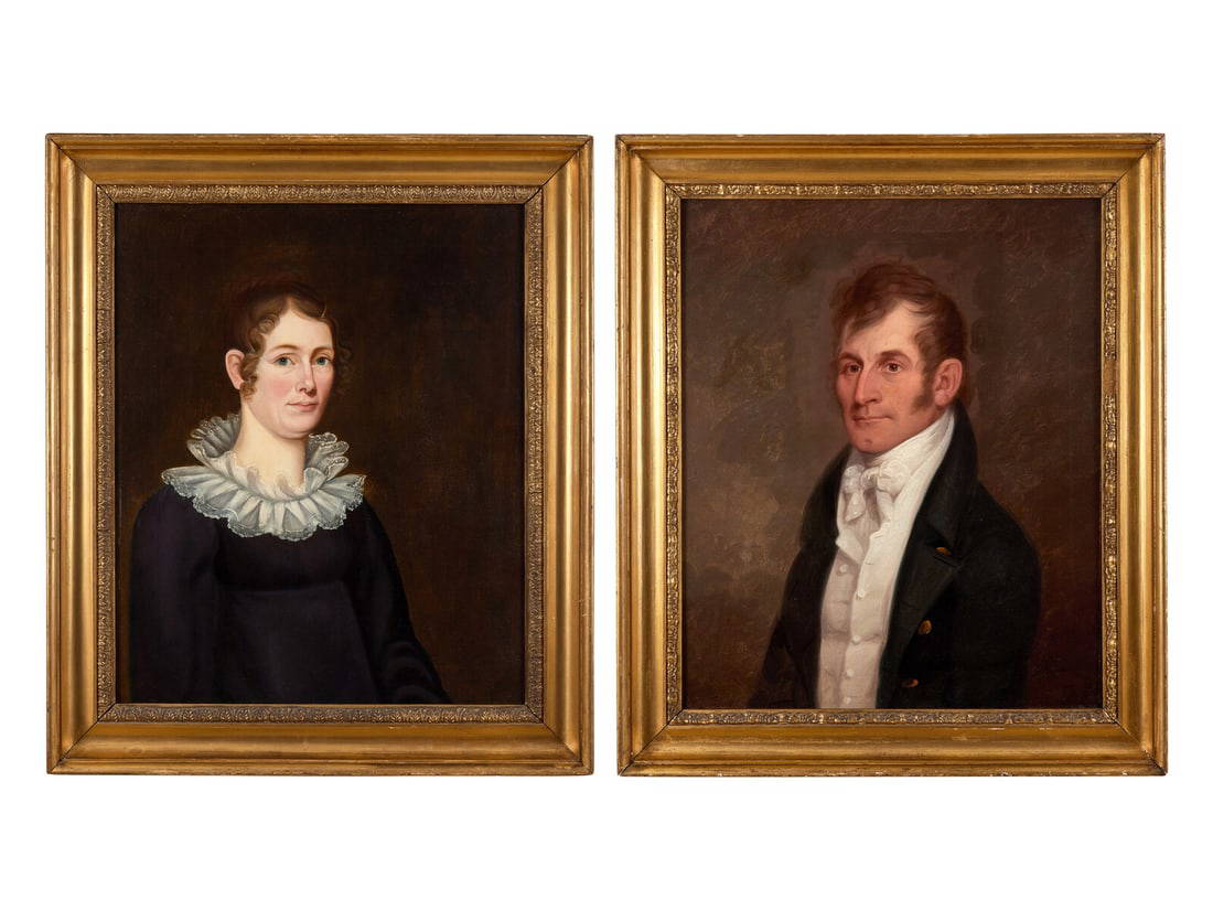Asa Park (1790-1827), A Pair Of Portraits: George Poindexter (1779-1853 ...