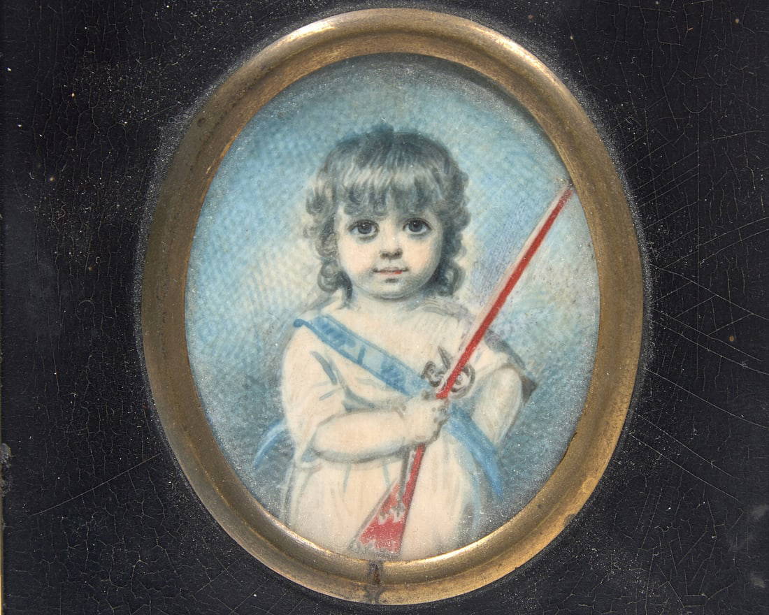 Matthias Finucane (english, Active 1798-1805), A Portrait Miniature Of ...