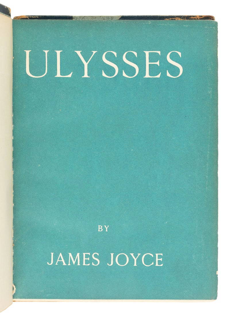 Joyce, James (1882-1941). Ulysses. Paris [but New York]: Shakespeare And Company, 1927. Auction