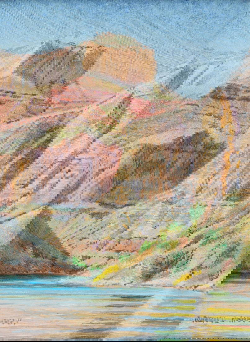 Merrill Mahaffey (american, B. 1937) Babrenceta Butte Auction