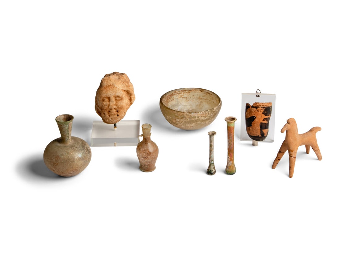 Eight Greco-roman Objects Auction