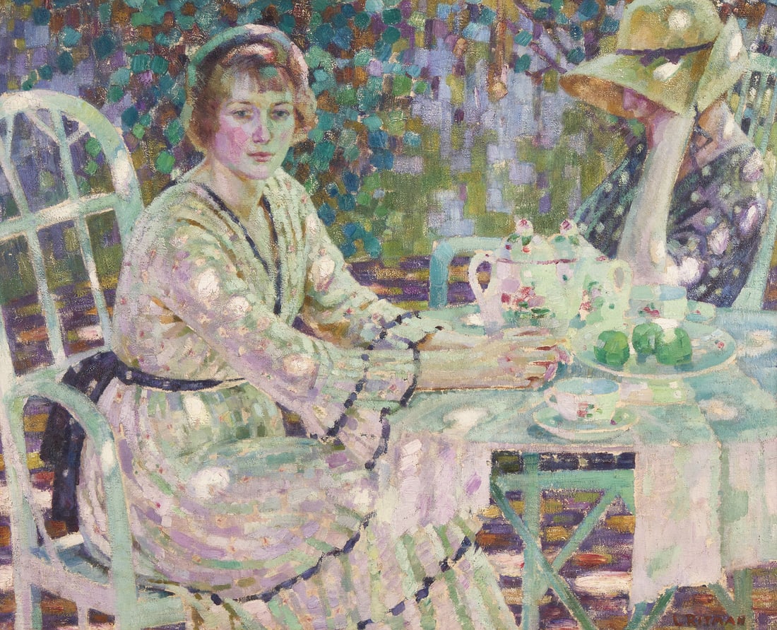 Louis Ritman (american, 1889-1963) Quiet Afternoon, 1915 Auction