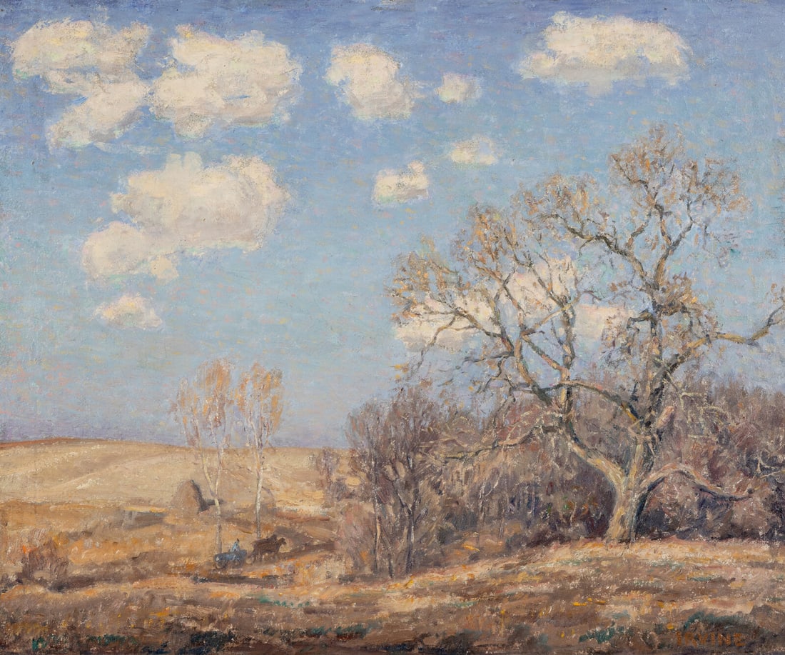 Wilson Irvine (american, 1869-1936) At Haying Time Auction