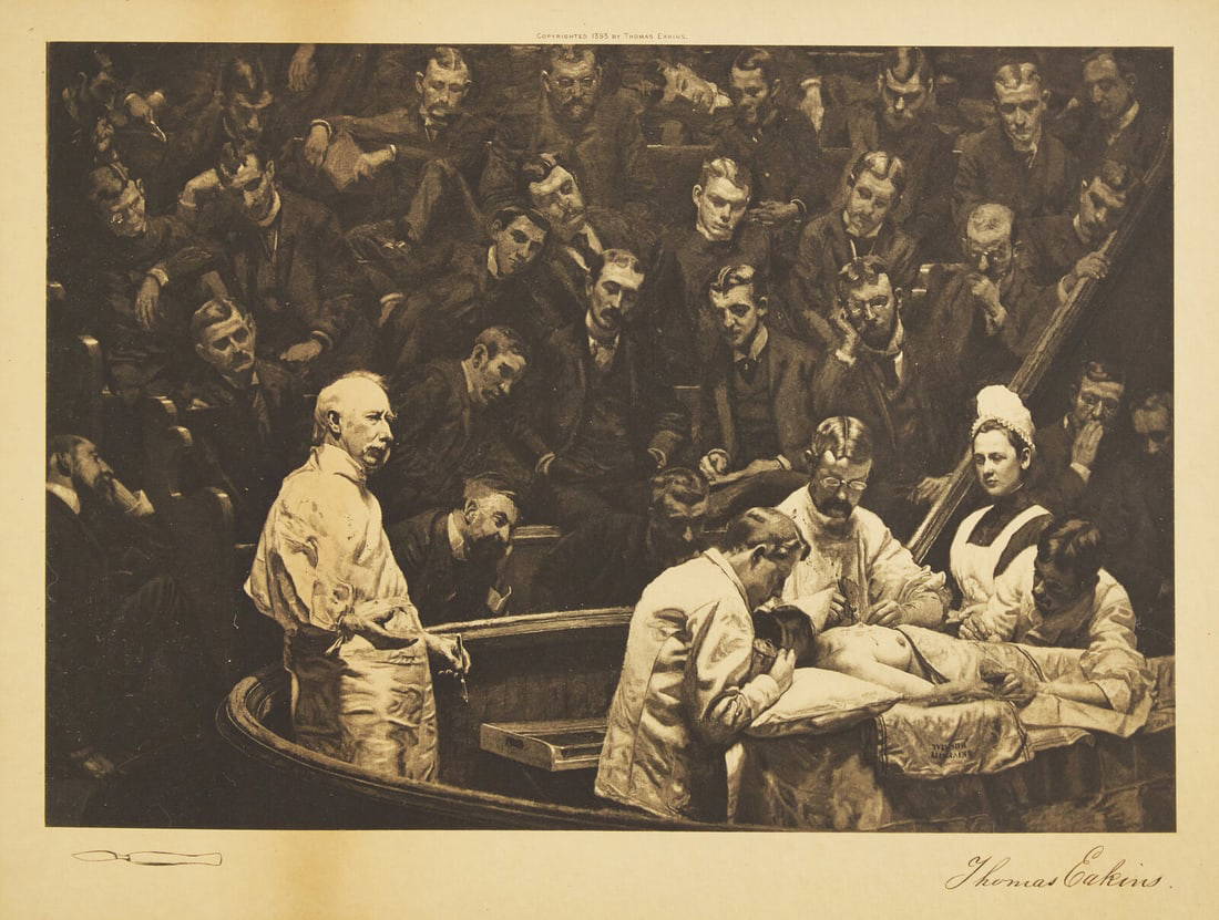 Thomas Eakins (american, 1844-1916) The Agnew Clinic Auction