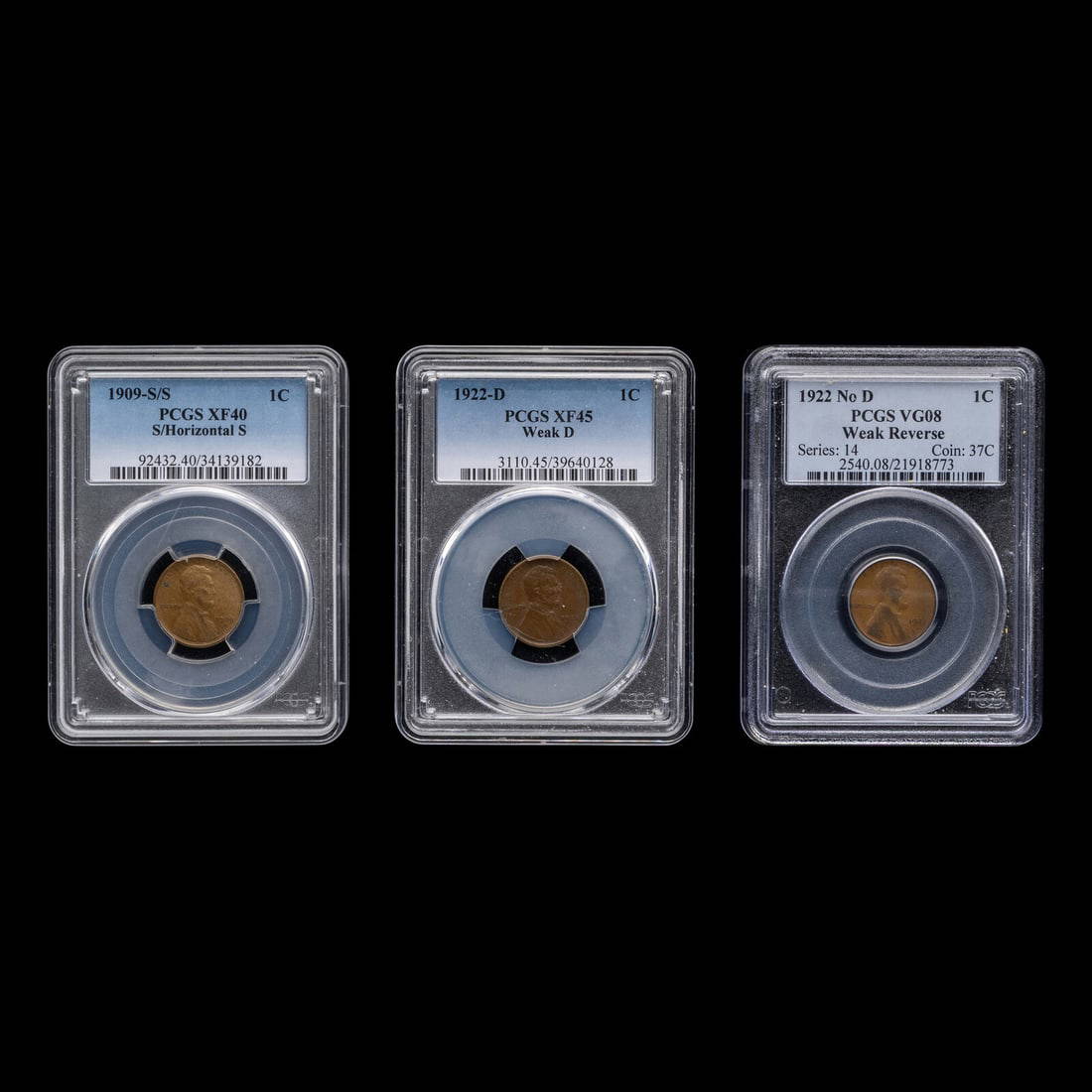 A Collection Of Three Graded Abraham Lincoln 1c Coins - Jun 10, 2025 ...