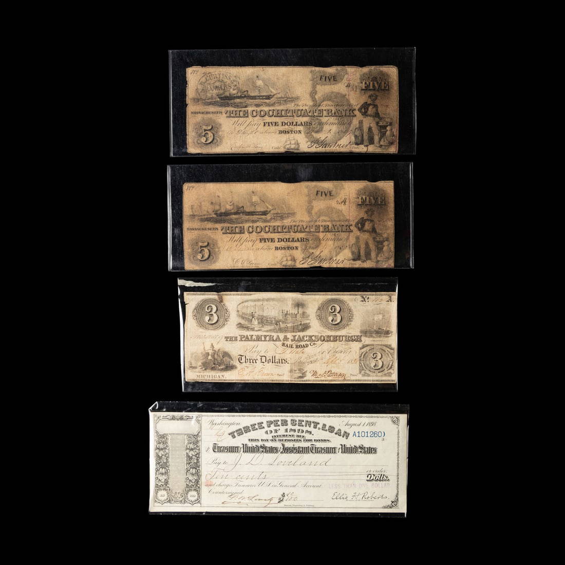 [obsolete] A Group Of Three Obsolete Banknotes - Jun 10, 2025 | Freeman ...