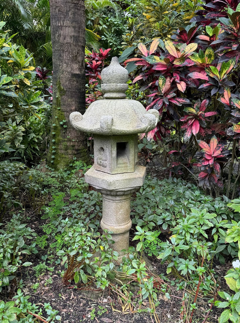 A Japanese Stone Lantern, Kasuga Toro, Edo Period Auction
