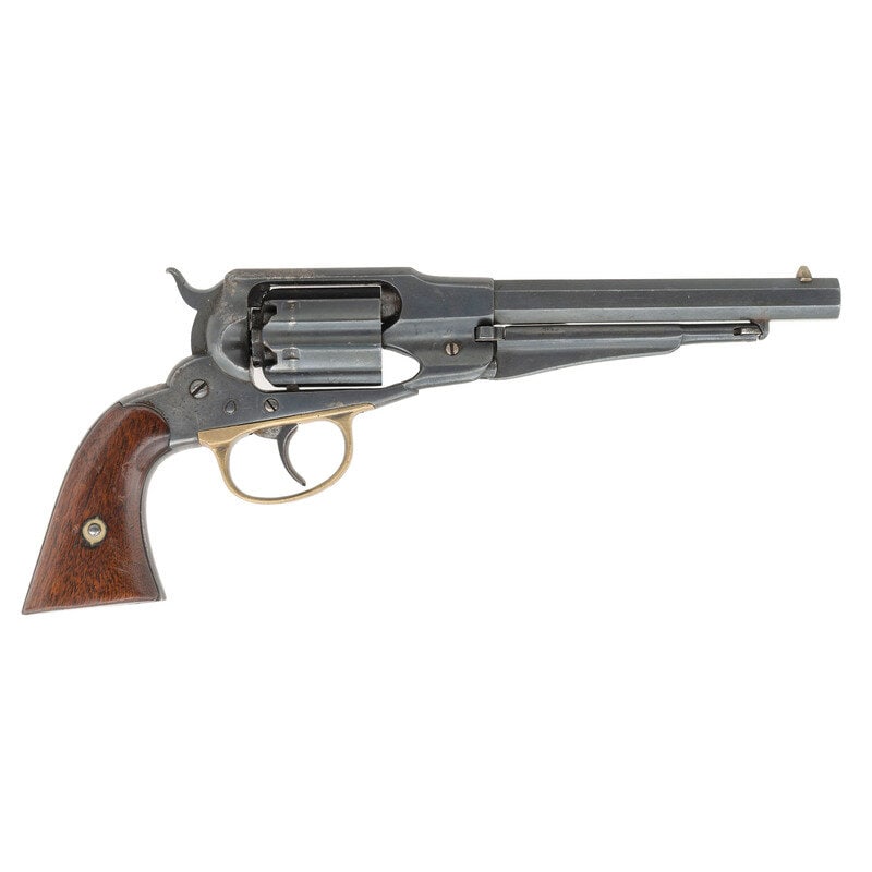 Remington-rider Double Action Percussion New Model Belt Revolver With ...