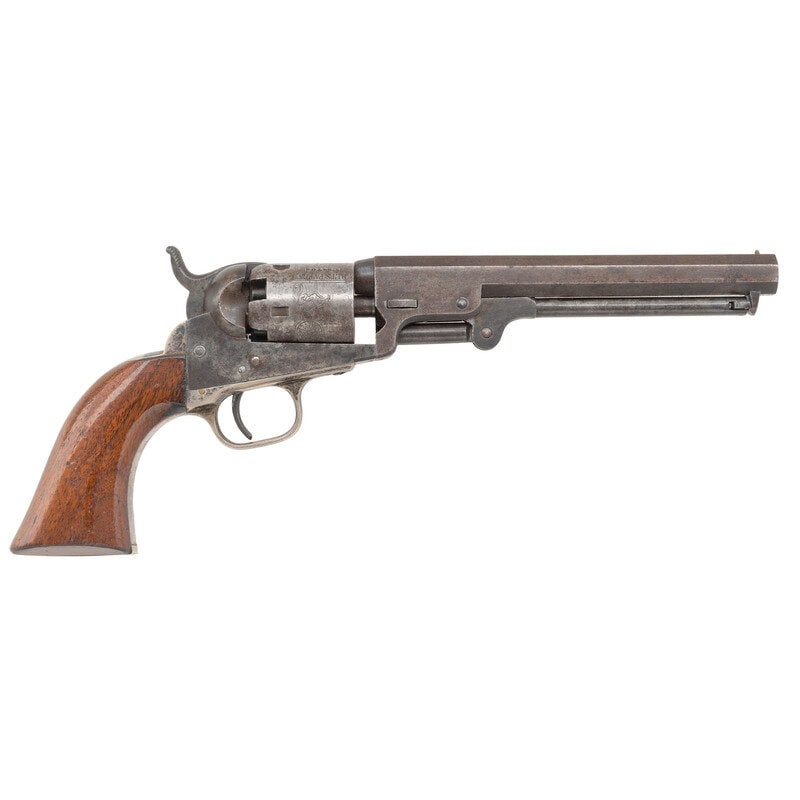 6" Colt Model 1849 Pocket Revolver Made In 1854 Auction