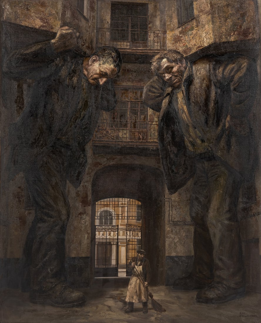 Vasily Shulzhenko (russian, B. 1949) The Atlantes, 1998 Auction