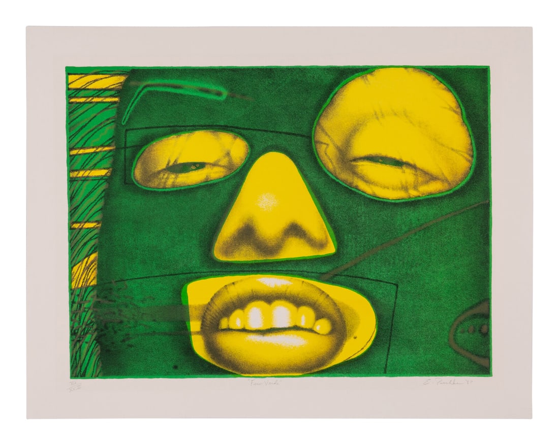 Ed Paschke (american, 1939–2004) Fem-verde, 1987 Auction