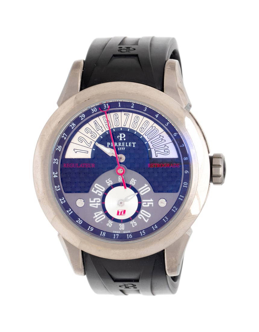 Perrelet, Ref. 15001 Titanium 'regulateur Retrograde' Date Watch - Jul ...