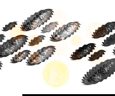 [exonumia] A Gold 1634-dated Commemorative Restrike Medallion Relating ...