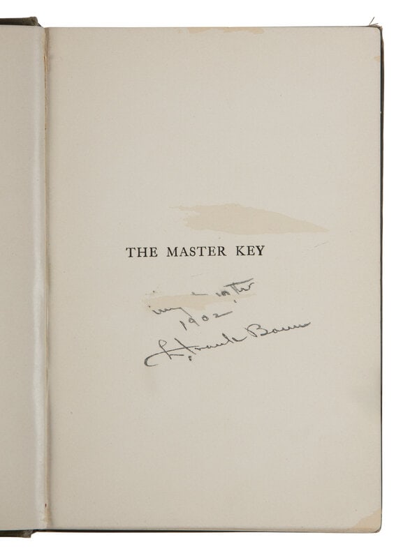 Baum, L. Frank (1856-1919). The Master Key: An Electrical Fairy Tale ...