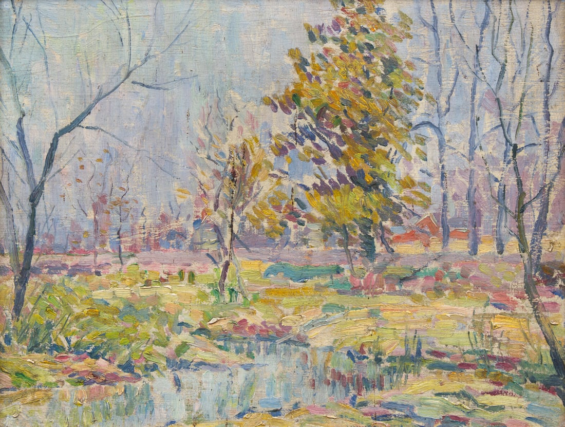 Clarence Raymond Johnson (american, 1894-1981) The Waning Year Auction