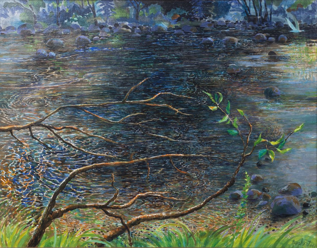 Robert Randall Burkert, (American, b. 1930), Blue