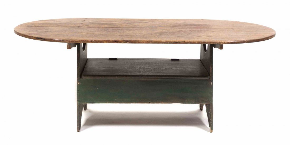 An American Primitive Metamorphic Low Table, Height 26