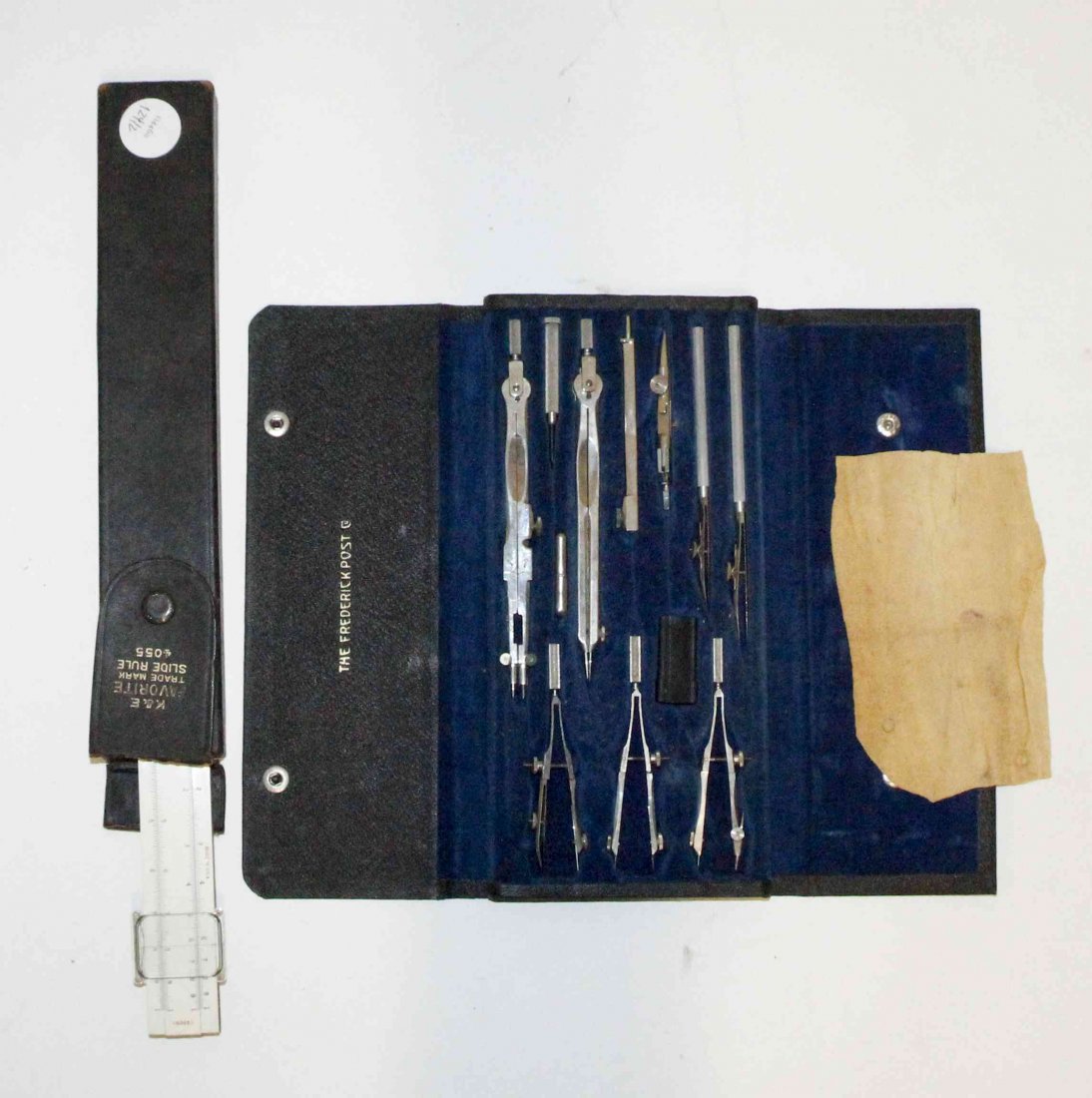 A German Cased Drafting Set, Frederick Post Co., Width