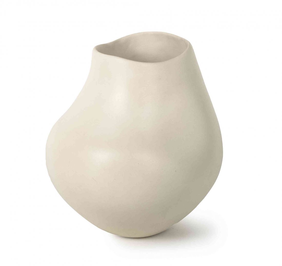 A Native American Asymmetrical Pottery Vessel, Jacquie