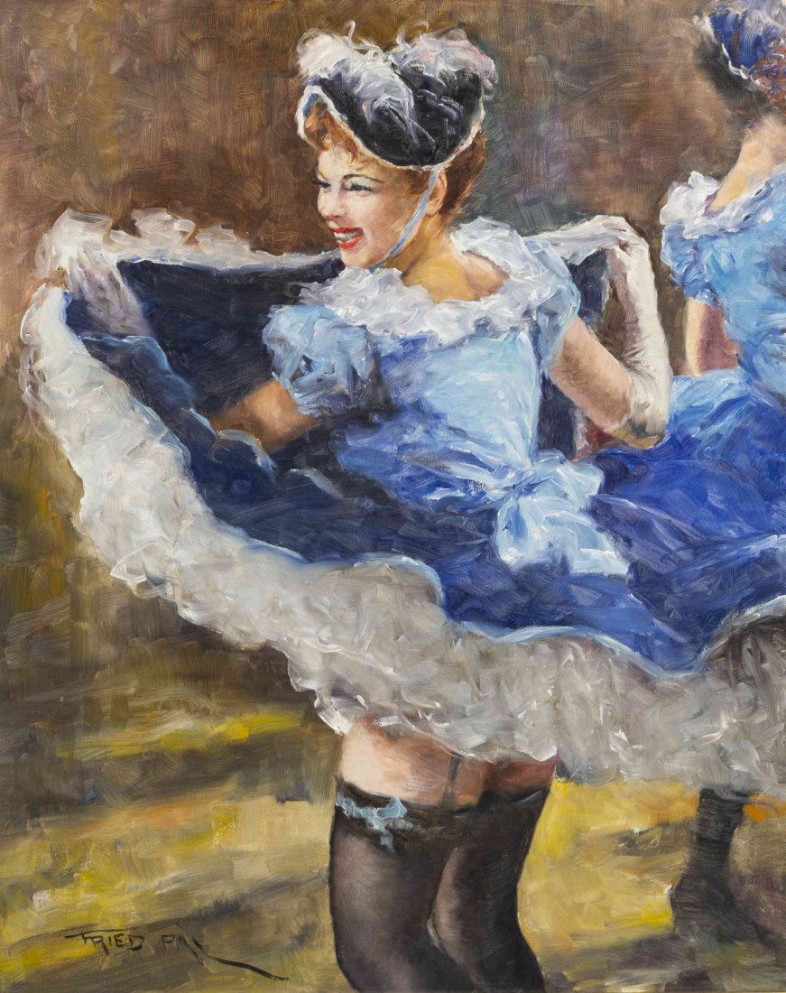 Pal Fried, (American/Hungarian, 1893-1976), Can-Can