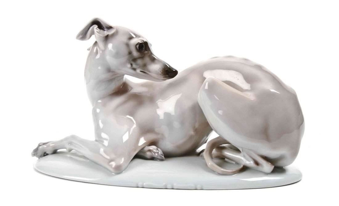 A Rosenthal Porcelain Figure of a Reclining Greyhound, - Dec 17, 2013 ...