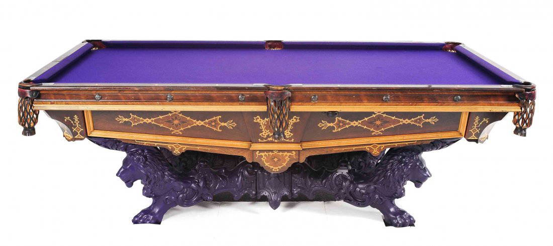 Monarch Pool Table With Side Pockets, Brunswick & Balke