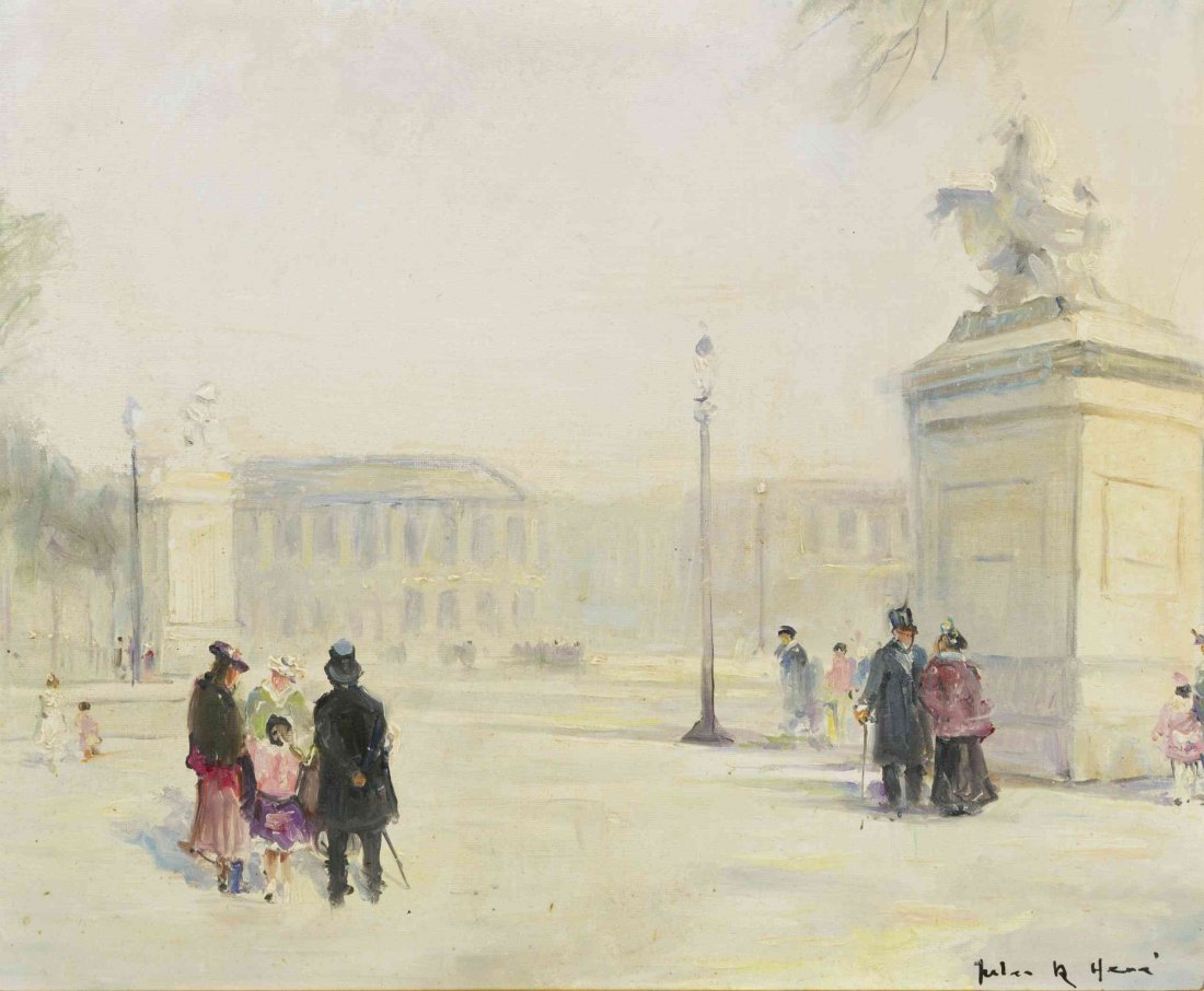 Jules Rene Herve, (French, 1887-1981), Place de la - May 16, 2014 ...