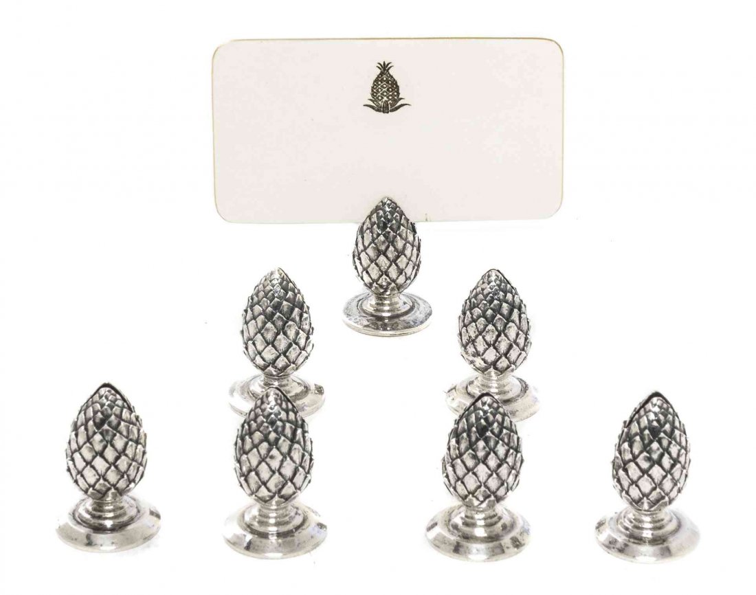 A Set of Seven American Silver Place Card Holders, - May 20, 2014 ...