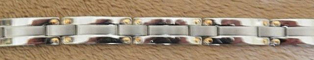 .925 Sterling Silver Gold Mens Bracelet Dolan Bullock