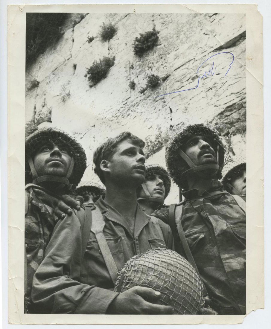 David Rubinger Paratroopers At The Western Wall