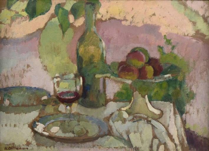 Henri Ottmann (1877 1927) Composition À La Coupe De