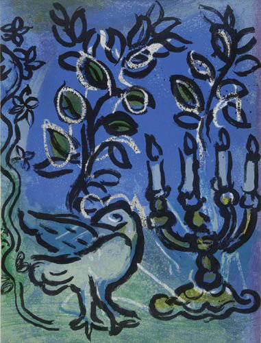 Marc Chagall Virtaux Pour Jerusalem.