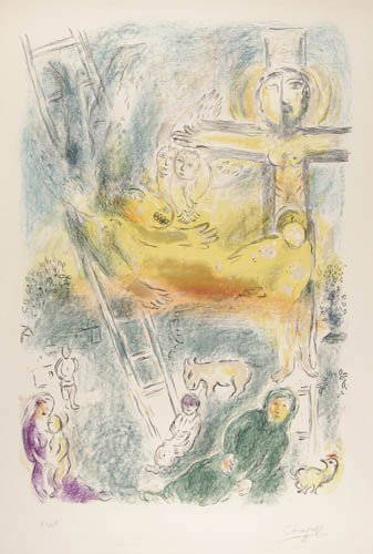 Marc Chagall Vision De Jacob.