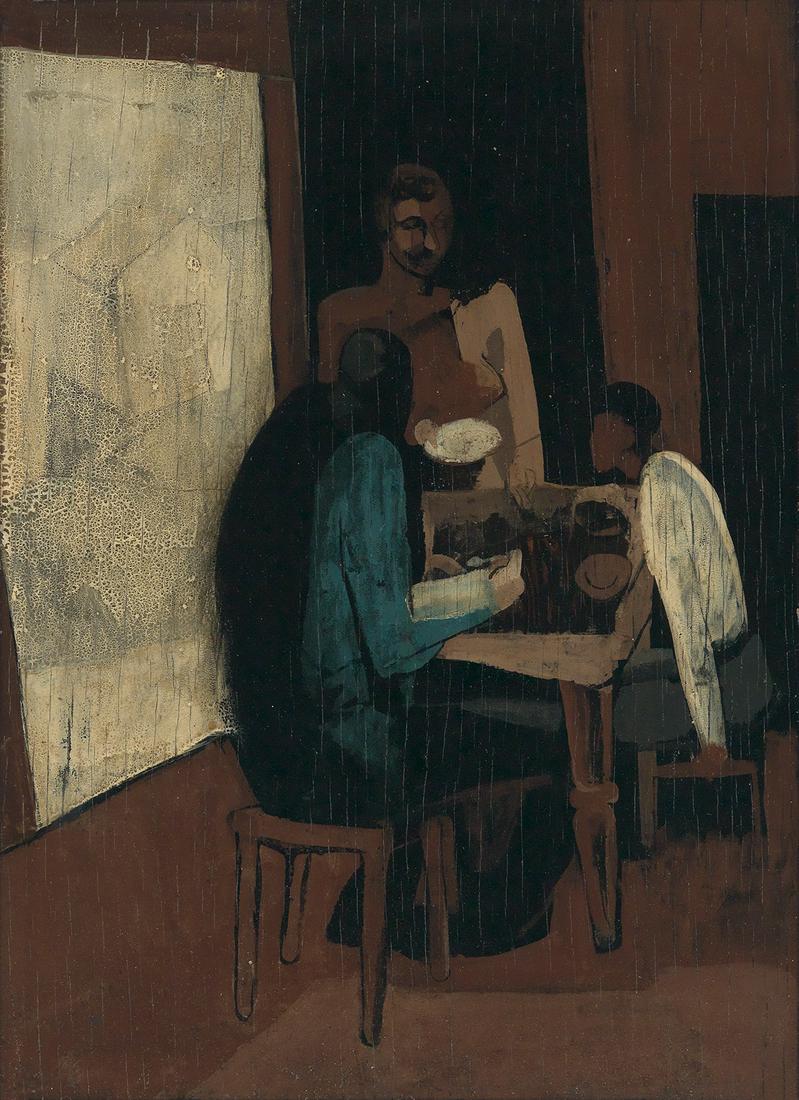 Ronald Joseph (1910 1992) Untitled (family At The