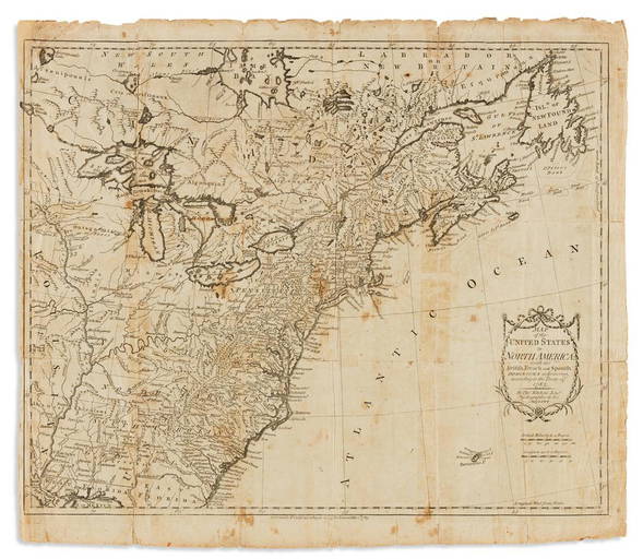 Kitchin, Thomas. Map Of The United States In North