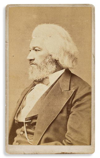 (frederick Douglass.) Samuel M. Fassett, Photographer.