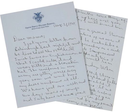 Patton, George. Autograph Letter Signed, "geor
