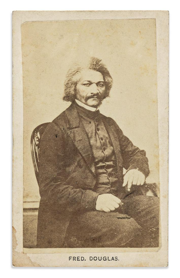 (frederick Douglass.) [samuel Montague Fassett; Photographer.] Carte De ...