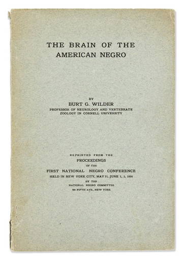 (science.) Burt G. Wilder. The Brain Of The American Negro.
