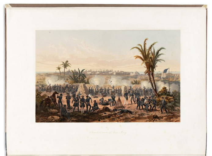 (MEXICAN WAR.) George W. Kendall; and Carl Nebel. The War between the ...