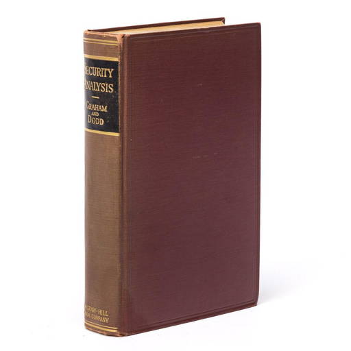 (economics.) Graham, Benjamin, And Dodd, David L. Security Analysis.