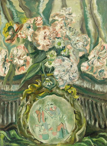 JOSEPH DELANEY (1904 - 1991) Untitled (Still Life with Flowers and ...