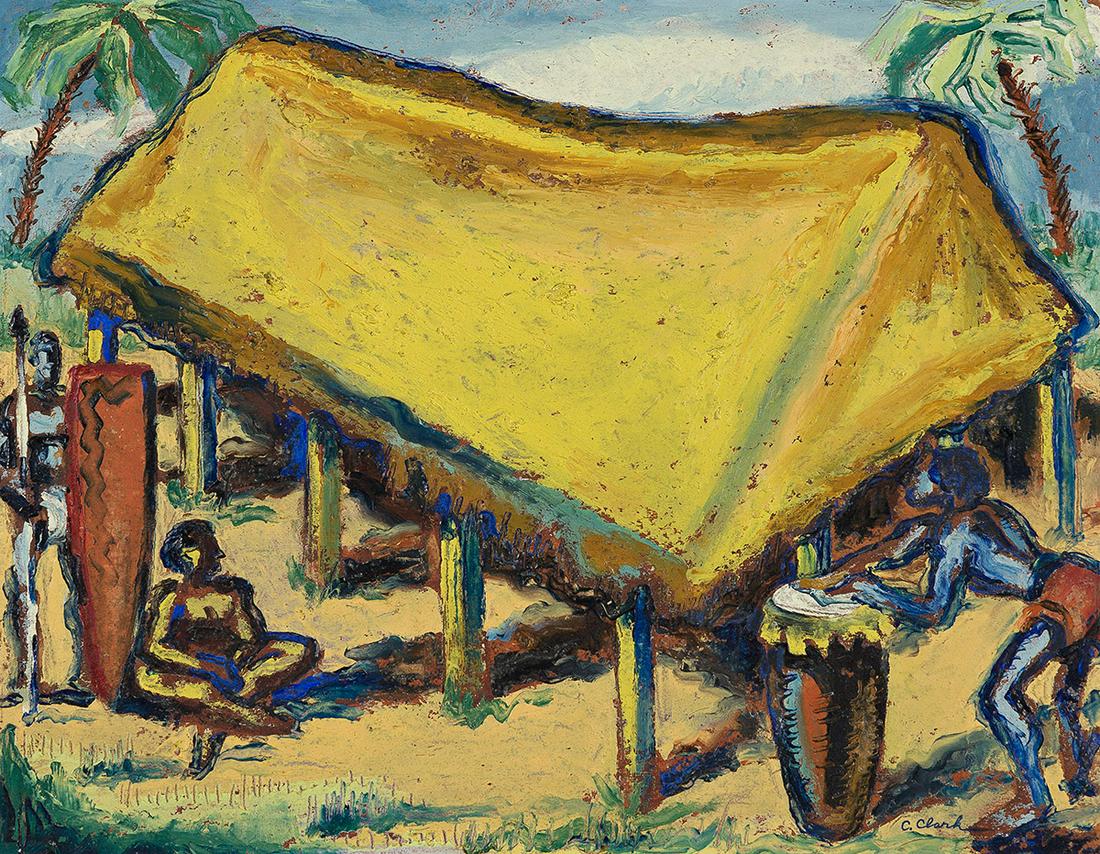 Claude Clark (1915 2001) The Camp.