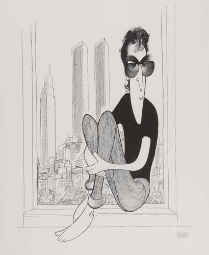Al Hirschfeld. John Lennon, World Trade Center