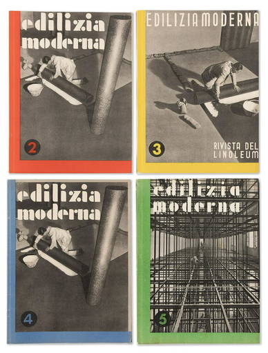 Various Artists. Edilizia Moderna. Group Of 31 Issues. 1931 39. Each ...