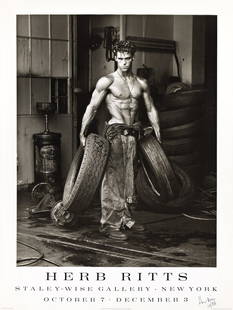 Herb Ritts Exhibition Poster