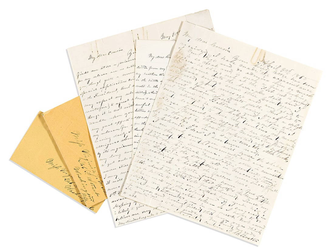 (civil War--prison.) Fontaine C. Boston. Letters Of An Imprisoned ...